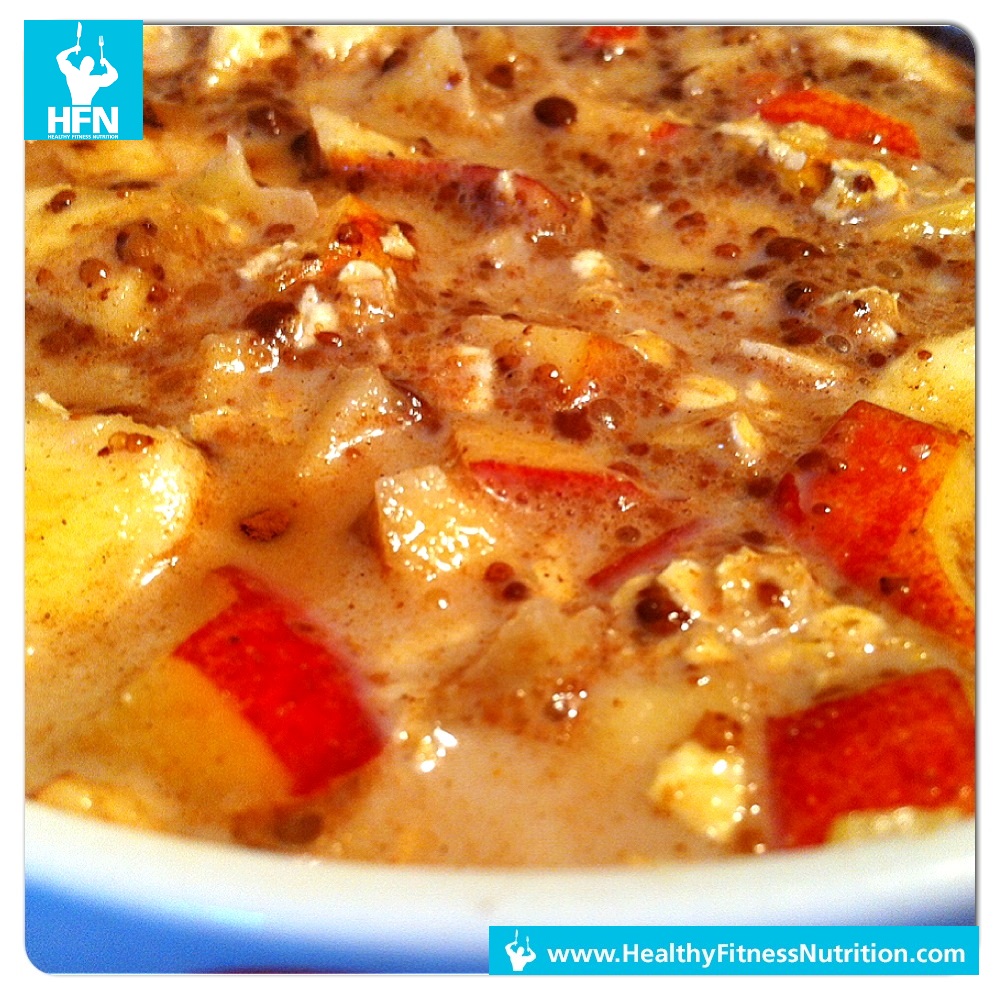 Healthy Breakfast: Energy Chocolate Proats with Fruits | Healthy ...